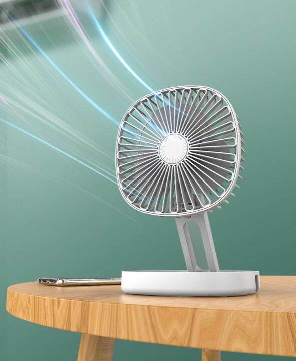 Portable Fan w/USB Rechargeable Battery Mini Quiet Foldable/Foldaway ...