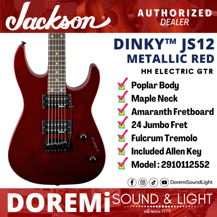 Jackson Dinky JS12 MRD Electric Guitar Metallic Red | Lazada
