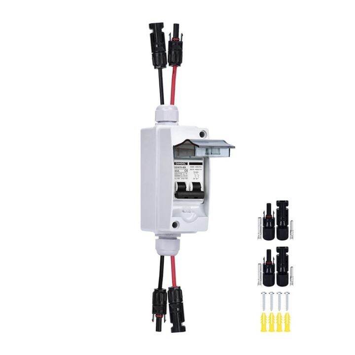 30 Amp DC Disconnect Switch Miniature Circuit Breaker with IP65 ...