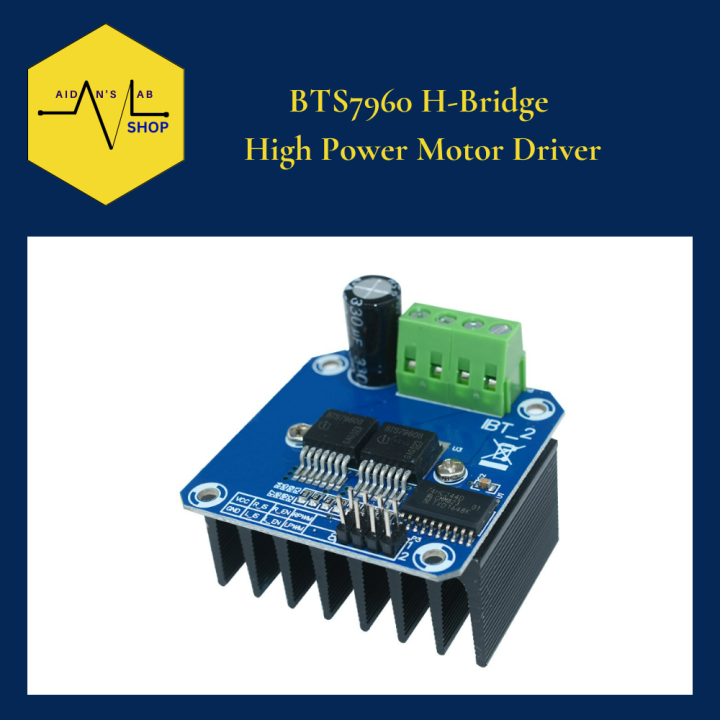 BTS7960 43A High Power Motor Driver Module | IBT2 | Aidans Lab | Lazada PH