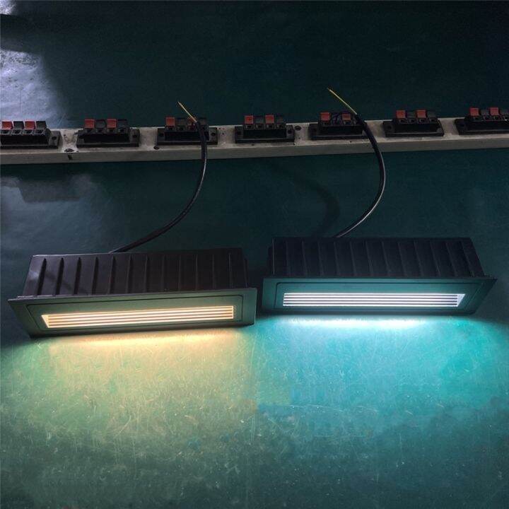Led footlights rectangular step to light the embedded waterproof ...