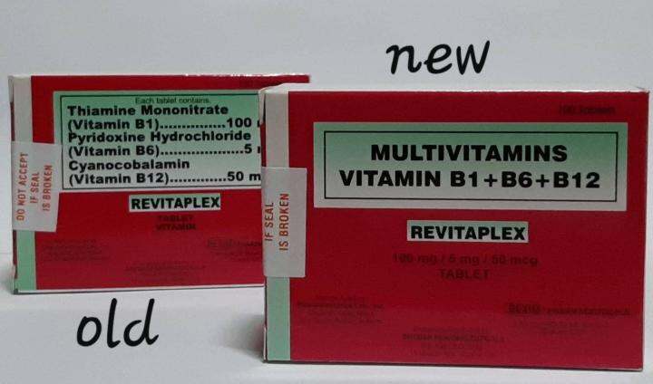 Revitaplex Vitamin B MULTIVITAMINS Box of 100 Tablets | Lazada PH