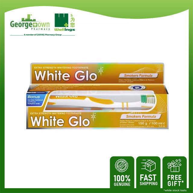 WHITE GLO SMOKERS FORMULA TOOTHPASTE 150G | Lazada