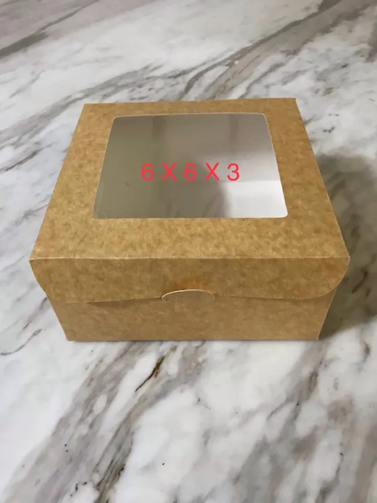 Pastry Box 6x6x3 (10 or 20 pcs per pack) | Lazada PH