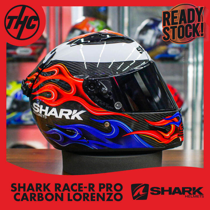 Helm SHARK Baru / SHARK Helmet New Race-R Pro Carbon Lorenzo | Lazada ...