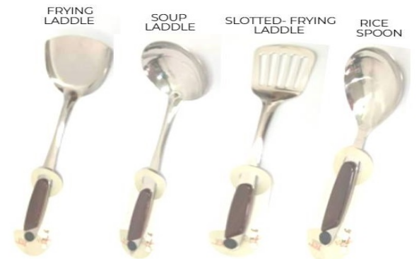 FRYING LADDLE, SOUP LADDL,E SLOTTED-FRYING LADDLE, RICE SPOON(SANDOK ...