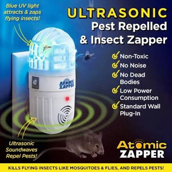 ACB ATOMIC ZAPPER mosquito killer new ultrasonic mosquito killer rat ...