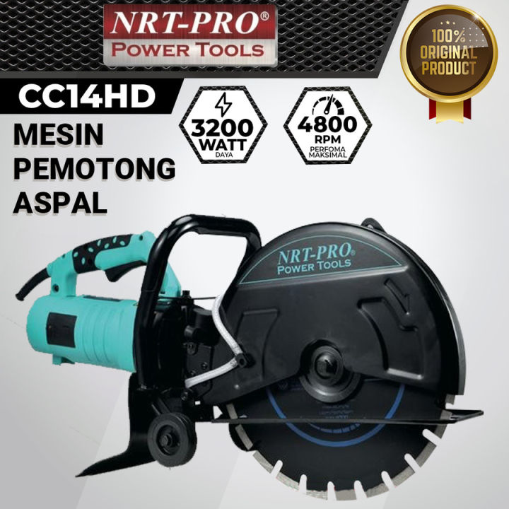 Mesin Concrete Cutter 14" NRT PRO CC14HD Pemotong Jalan Aspal Potong ...
