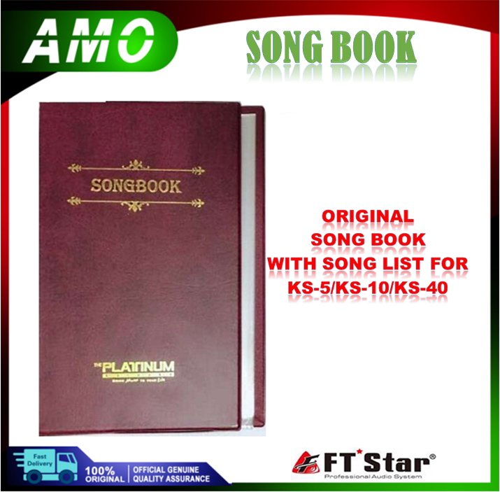 SONG BOOK FOR KS-5/KS-10/KS-40 KARAOKE PLAYERS ORIGINAL BINDER (WITH ...