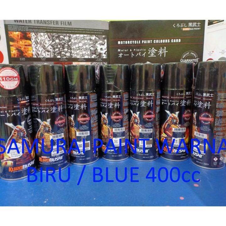 Cat Semprot Pilox Pilok Samurai Paint Kurobushi Varian Warna Biru ...