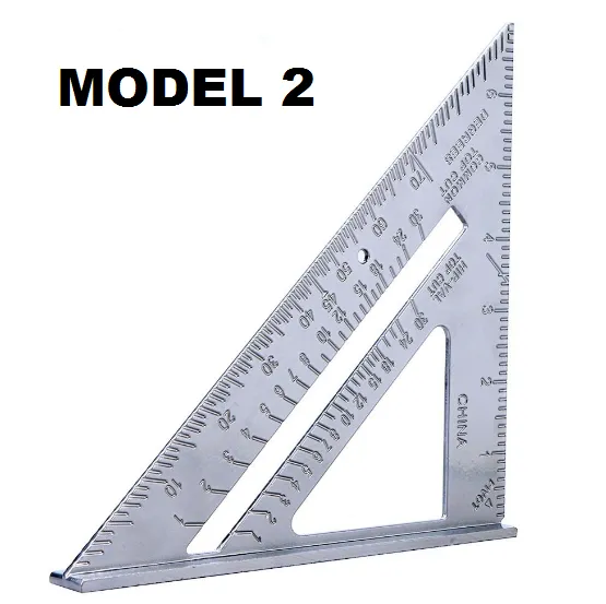 PENGGARIS SIKU SEGITIGA MULTIFUNGSI 7 INCH MISTAR TRIANGLE RULER ...