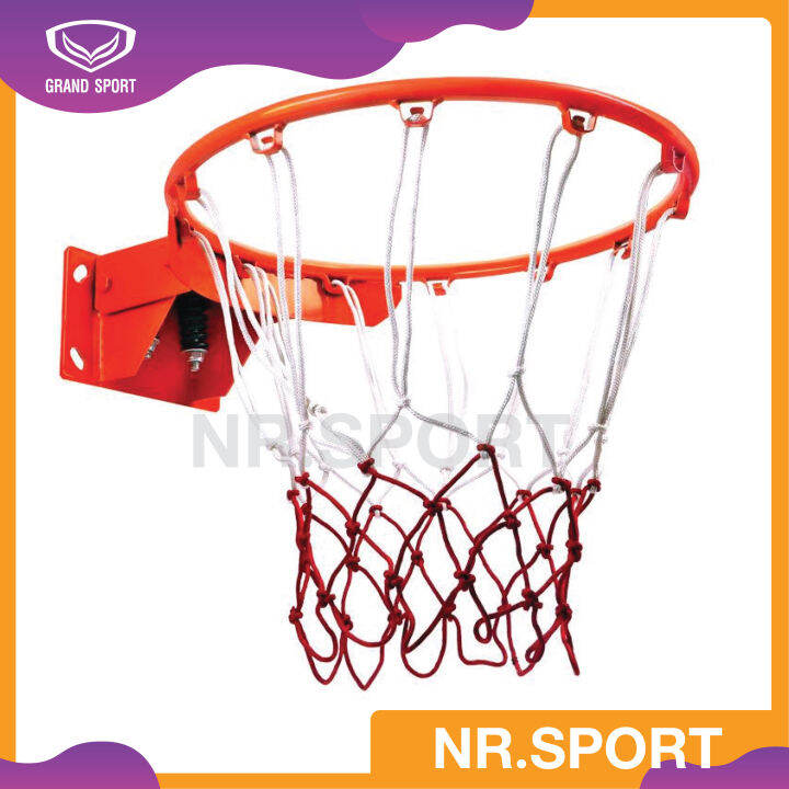 Grand sport ห่วงบาสเกตบอลแบบมีขอ แถม ตาข่าย 1 อัน 335092 ของแท้100% ...