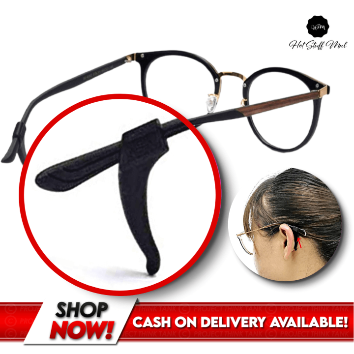 2 Pairs Silicone Rubber Stopper, Holder Strap, Anti Slip Ear Hooks For ...