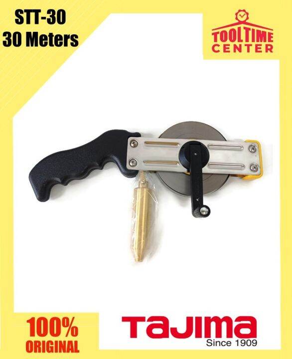 Tajima Oil Gauging Tape w/ 350g Plumb Bob Stainless Steel Blade 30m ...