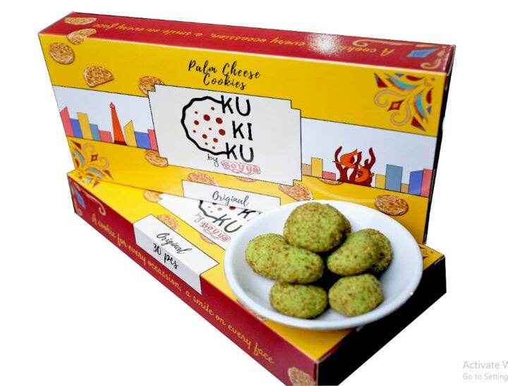 Kukiku Kue Cookies Boyya 200 Gram (Rasa ori/coklat/moka/pandan ...