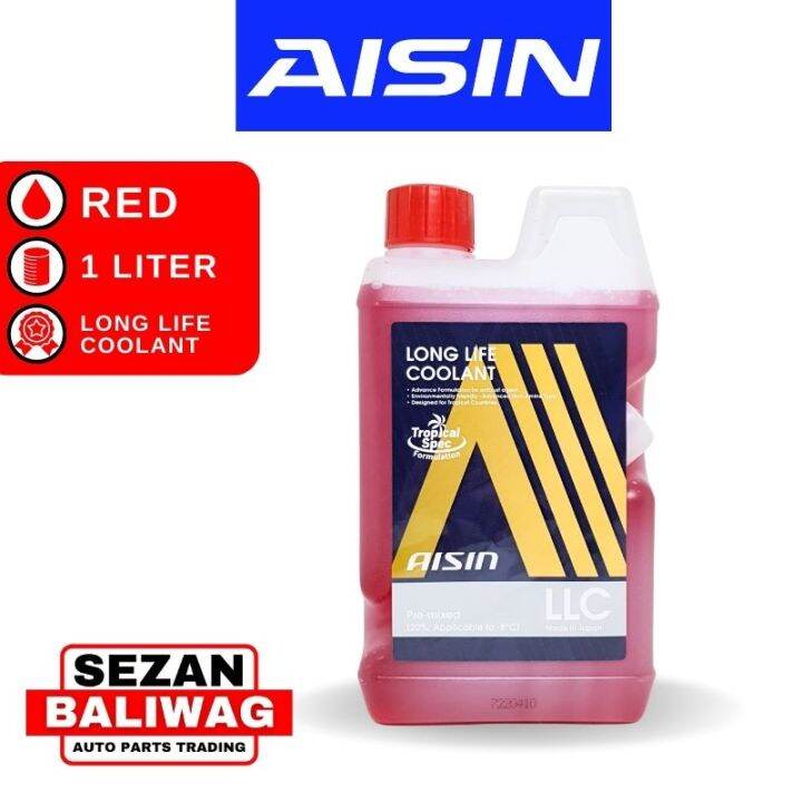 AISIN LONG LIFE COOLANT COLOR RED ANTI-FREEZE 1LITER ALL MODELS AND ...
