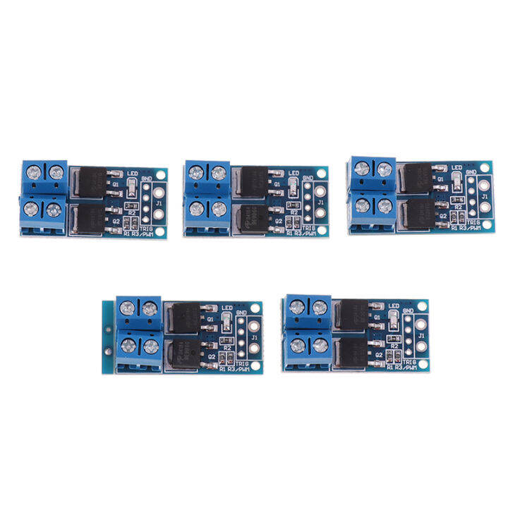 New 5Pcs 15A 400W MOS FET Trigger Switch Drive Module PWM Regulator ...