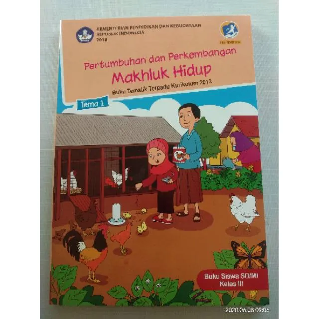 Buku Tematik SD Kelas 3 Tema 1 Pertumbuhan dan Perkembangan Makhluk Hidup K13 REVISI | Lazada ...