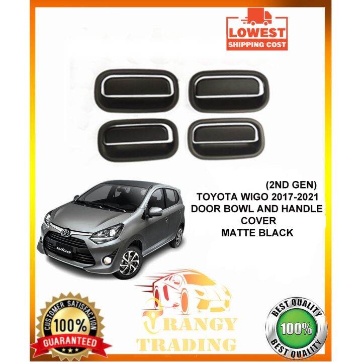 Toyota Wigo 2017 to 2023 2nd generation Door Bowl and Handle Cover ...