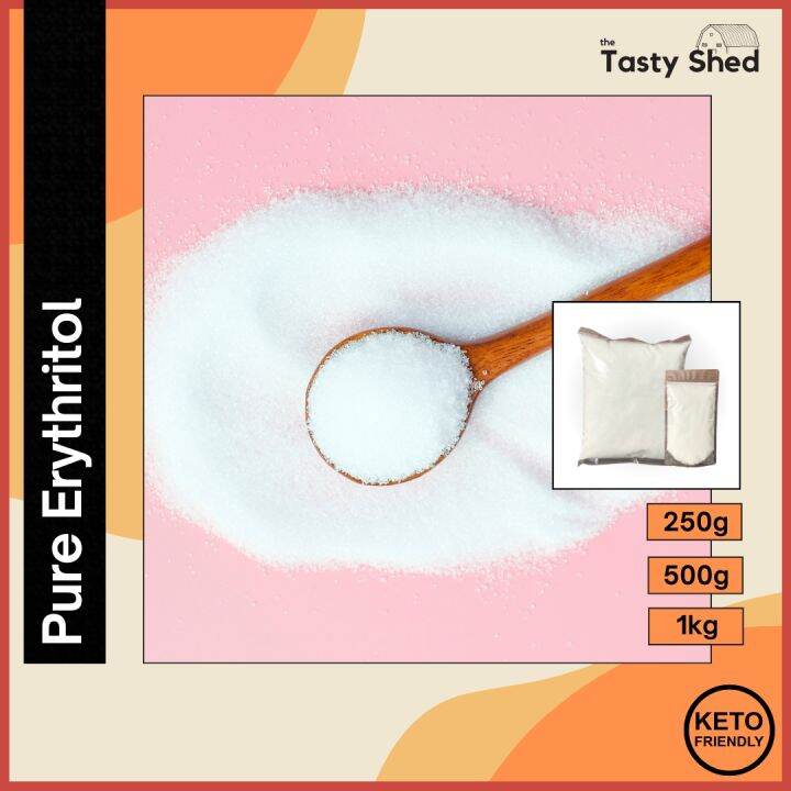 Pure Erythritol Granules (250g/500g/1kg) - Keto/Low Carb/Sugar Free ...