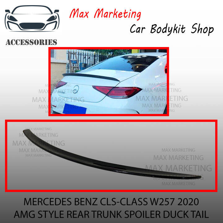 MERCEDES BENZ CLS-CLASS W257 2020 AMG STYLE REAR TRUNK SPOILER DUCK ...