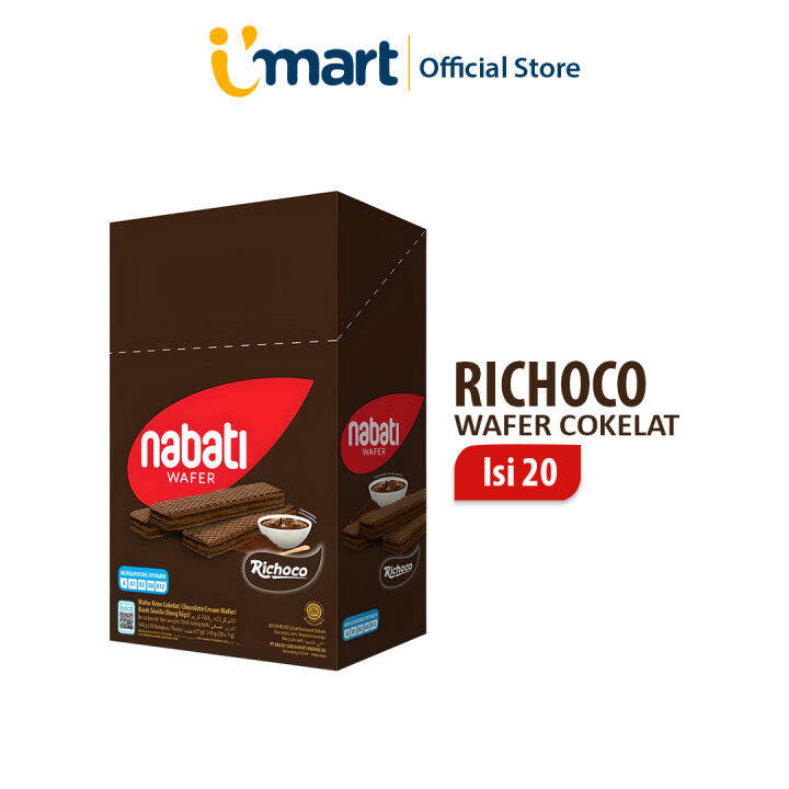 Nabati Richoco Wafer Cokelat 6g Box Isi 20pcs | Lazada Indonesia
