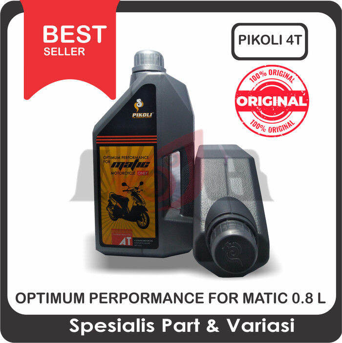 Oli Matik Pikoli Matic Synthetic Blend 800ml | Lazada Indonesia