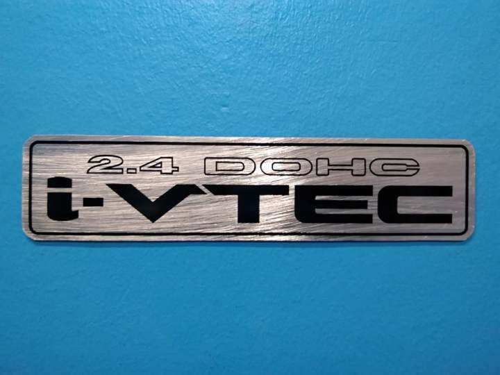 k24 2.4 DOHC I-VTEC METAL BADGE FOR HONDA | Lazada PH