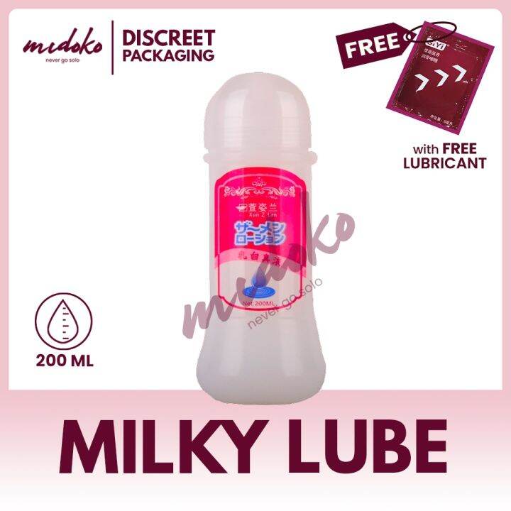 Midoko Water Based Milky White Semen Like Lotion Lubricant Oil For Sex