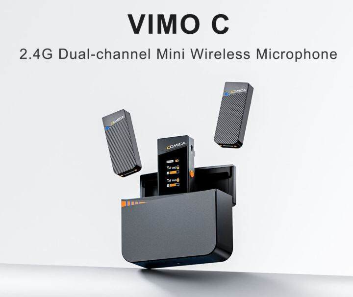 Comica Vimo C Series C1/C2/C3 2.4G Dual-channel Mini Wireless Microphone | Lazada.co.th