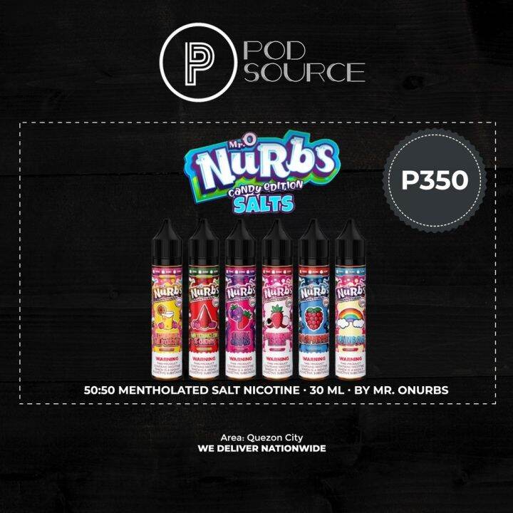 [AUTHENTIC] Nurbs Mentholated Juice Salt Nicotine by Mr Onurbs 50:50 ...