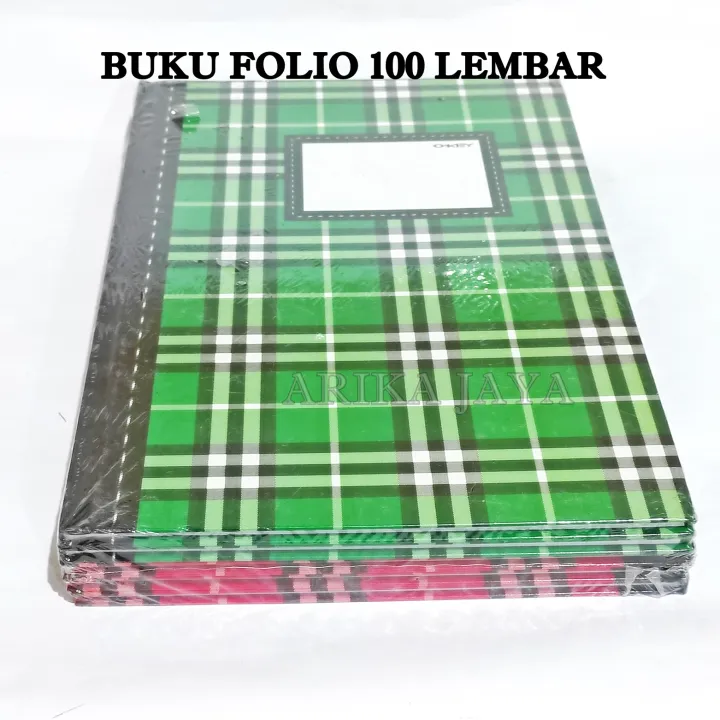 NEW Buku Folio 100 lembar Hard Cover Okey BUKU AKUTANSI CATATAN LAPORAN BULANAN ABSEN DAN LAIN ...