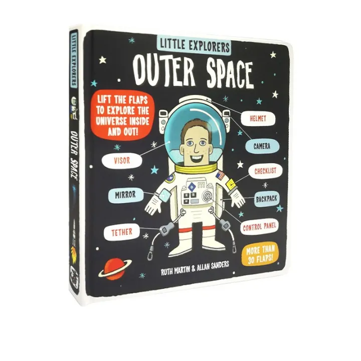 English original picture book little explorers outer space cardboard ...