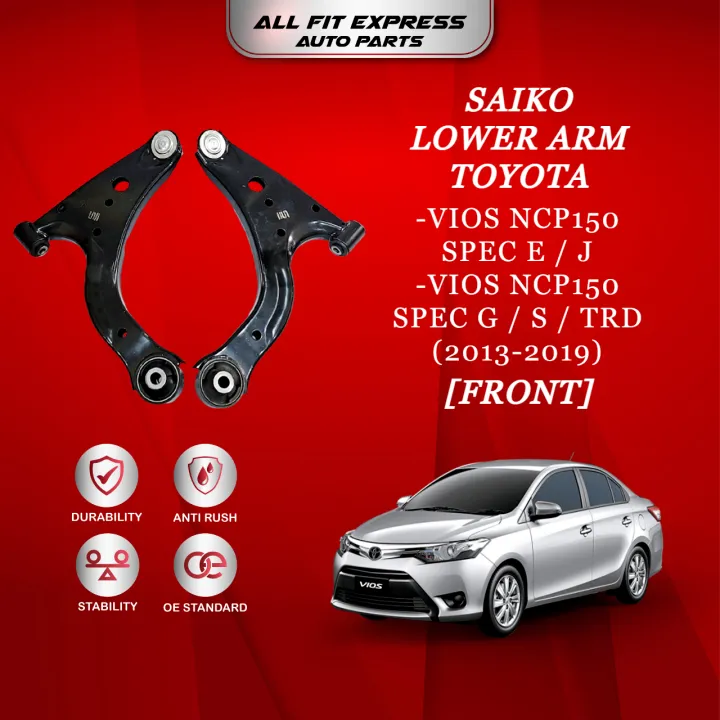 TOYOTA VIOS NCP150 SPEC E / J , VIOS NCP150 SPEC G / S / TRD (2013-2019 ...