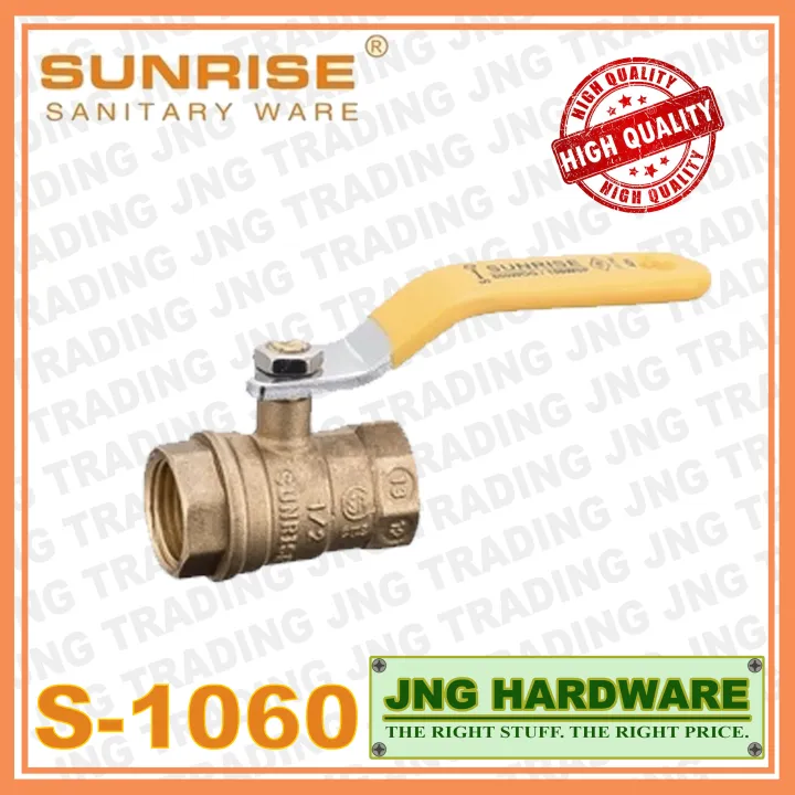 SUNRISE BRASS BALL VALVE | Lazada PH