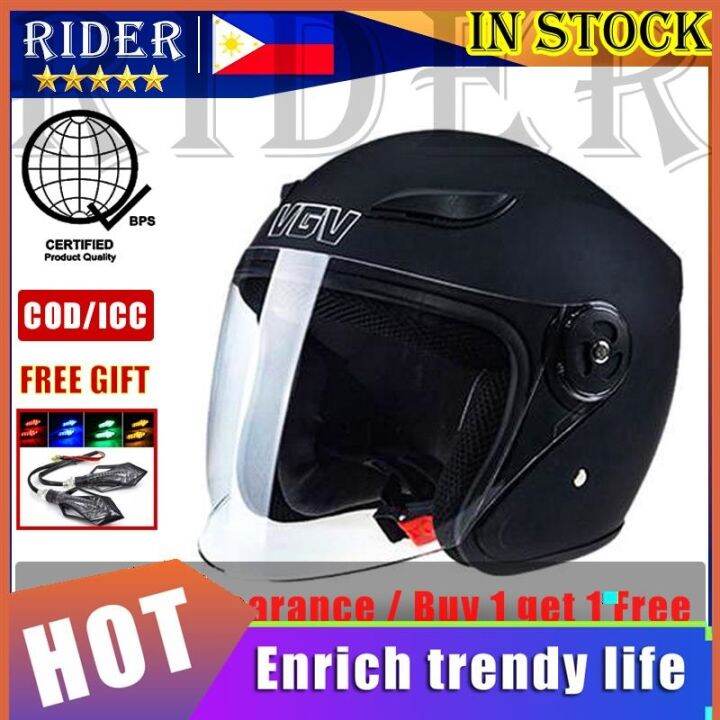 Half Face Motorcycle Helmet Half Face Motor Helmet Open Face With ICC ...