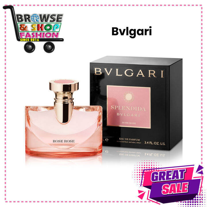 Splendida Bvlgari Rose Rose 100ml EDP | Lazada PH