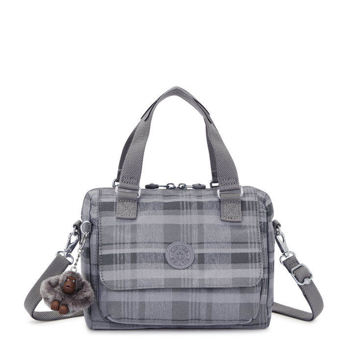 กระเป๋า KIPLING รุ่น ZEVA สี SOFT PLAID GREY | Lazada.co.th