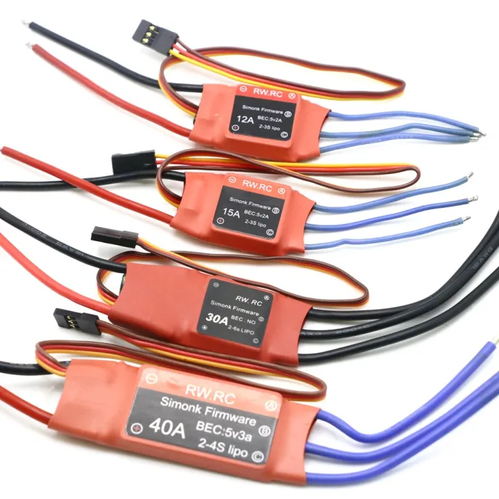 Red Brick ESC 50A/70A/80A/100A/125A/200A Brushless ESC Electronic Speed Controller 5V/3A 5V/5A ...