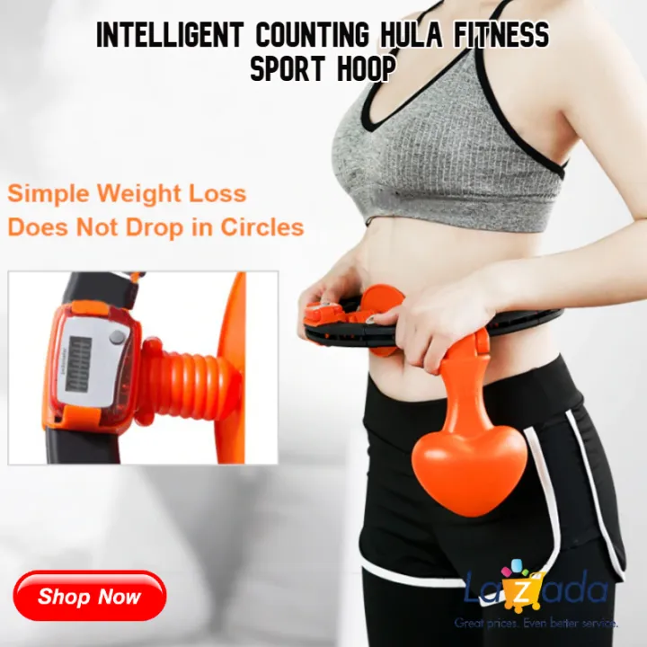 Smart Counting Hula Hoops Electronic Hula Hoop Intelligent Adjustable ...