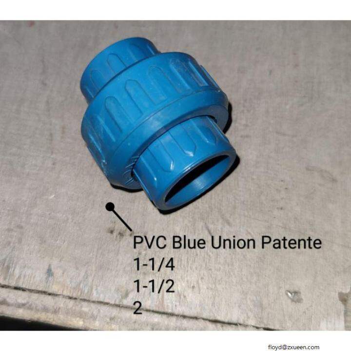 【READY STOCK】 ♚PVC Blue Potable Union Patente 1-14 , 1-12 Or 2 Inch ...