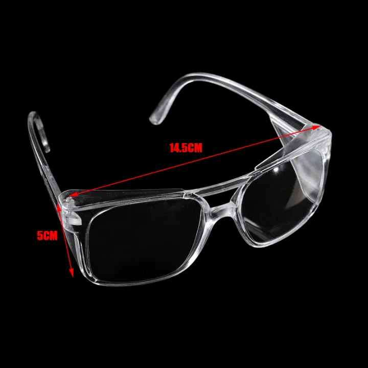 New Clear Lens Eye Protection Safety Glasses Anti Dust Anti Sand ...