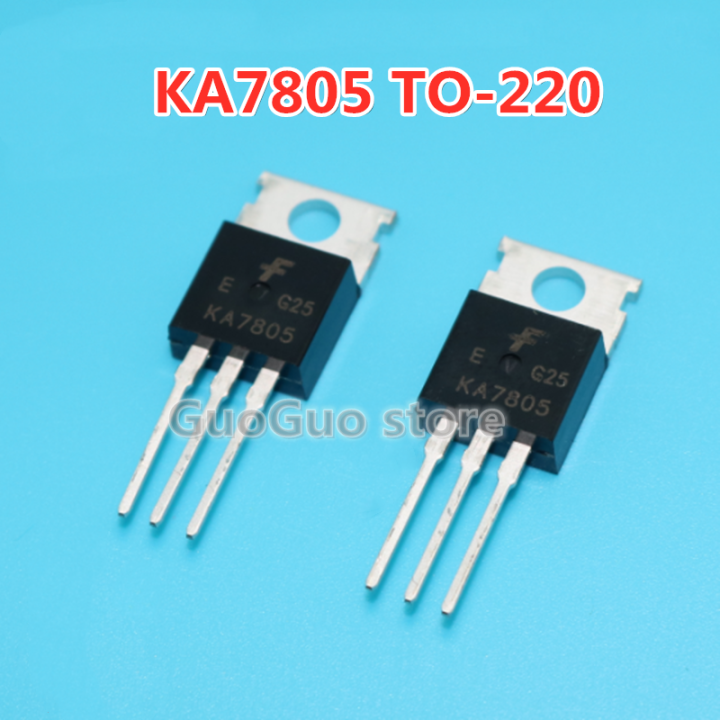 10ชิ้น KA7805 TO-220 1.5A/5V สามขั้วควบคุมแรงดันไฟฟ้าใหม่เดิม | Lazada.co.th