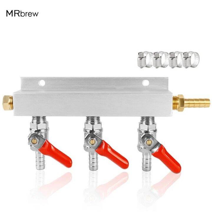 Gas Manifold,Gas Line Splitter,Homebrew Gas Distributor 5/16'' Barb ...