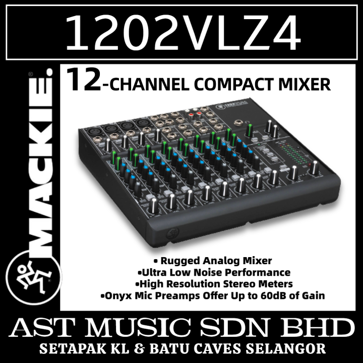 Mackie 1202VLZ4 12-Channel Compact Mixer | Lazada