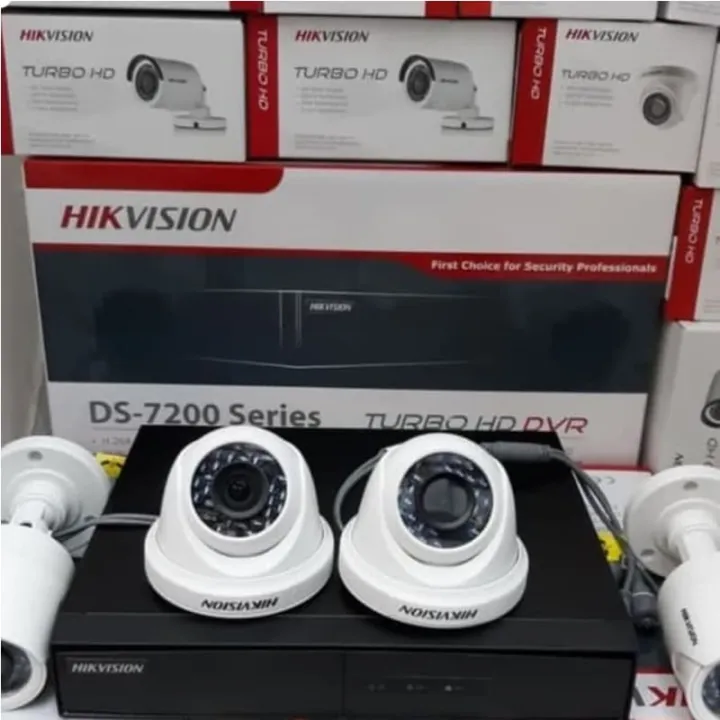 Paket Cctv hikvision 4 channel 2mp full HD( lengkap )garansi resmi | Lazada Indonesia