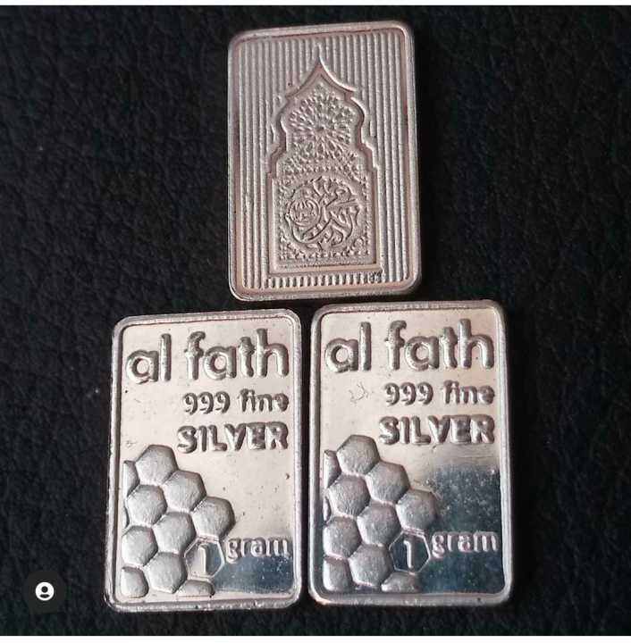 Perak Batangan Al-Fath Albar Bullion 1 gr Logam Mulia fine silver 999 ...