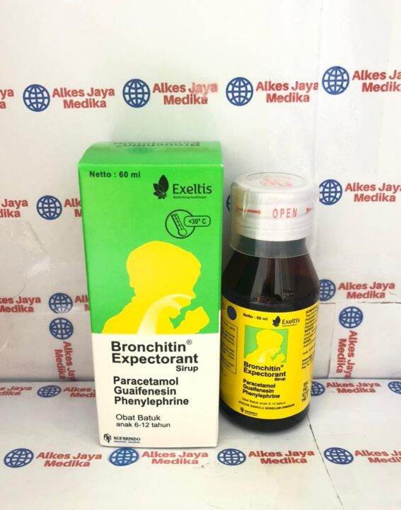 Bronchitin Expectorant 60 ml - Obat Batuk | Lazada Indonesia