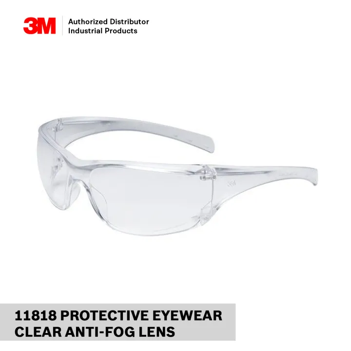 3M 11818 VIRTUA EYEWEAR ANTI FOG GOGGLES CLEAR | Lazada PH