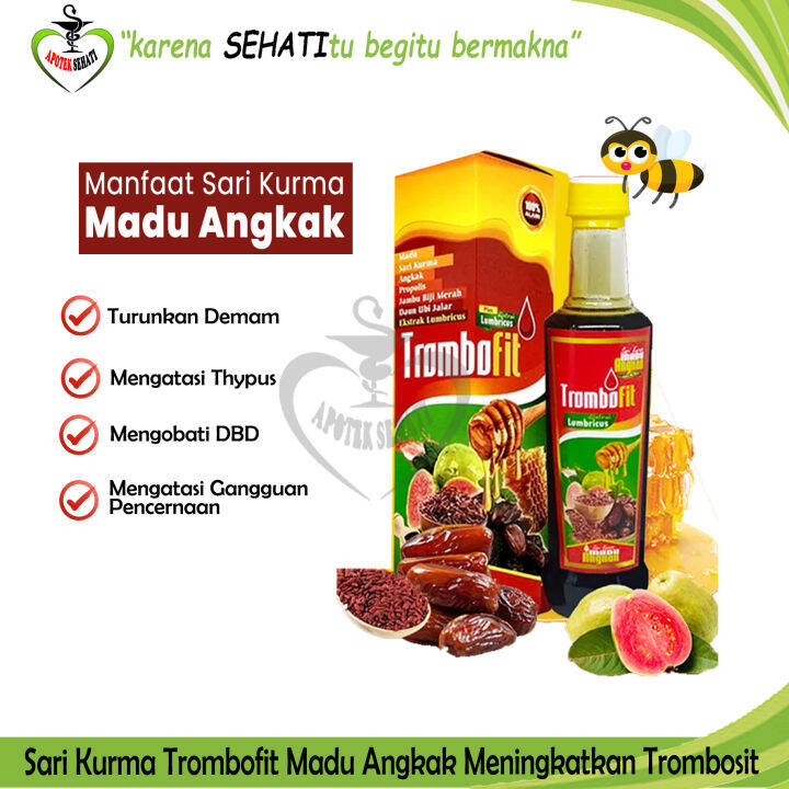 Sari Kurma Trombofit Madu Angkak Propolis Jambu Biji Meningkatkan ...